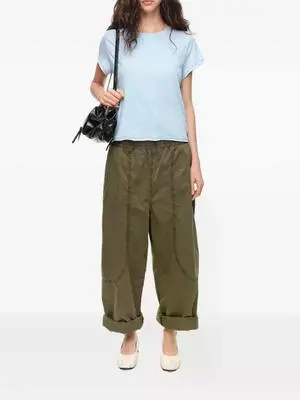 Bimba Y Lola Raw-cut Round-neck T-shirt - Blue