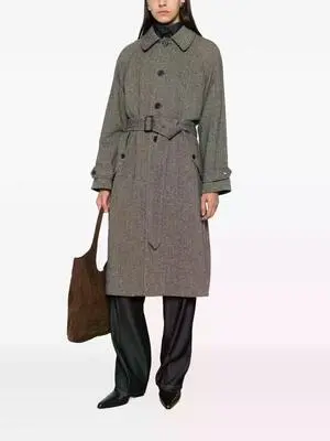 Polo Ralph Lauren Herringbone Belted Coat - Neutrals