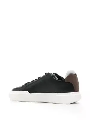 Calvin Klein Chunky Cupsole Logo-plaque Leather Sneakers