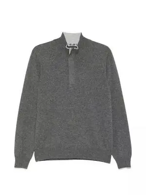 VENGERA High-neck Sweater - Grey