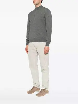 VENGERA High-neck Sweater - Grey