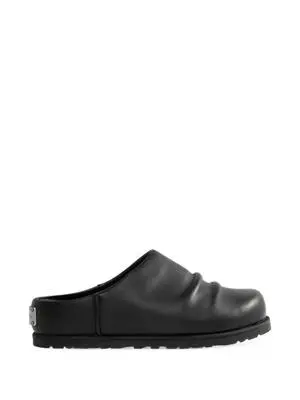 UGG X Willy Chavarria Otzo Calf Leather Clogs - Black