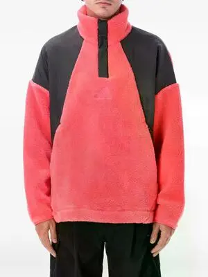 Adidas Terrex Xploric Fleece-texture Panelled Sweatshirt