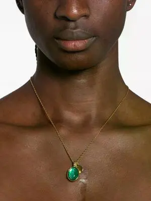 GOOSSENS Cabochon Pendant Necklace - Gold