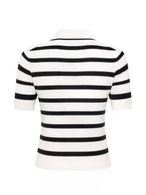 Max Mara Striped Short-sleeve Polo