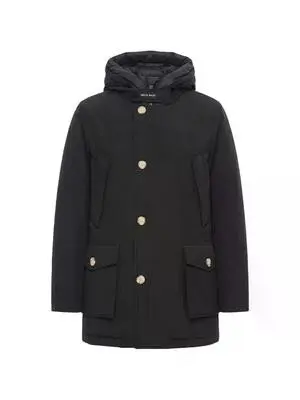 Woolrich Artic Hooded Button-up Parka - Black
