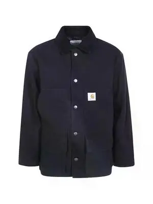 Carhartt Work In Progress Lander Stone-washed Oversized Jacket - Black