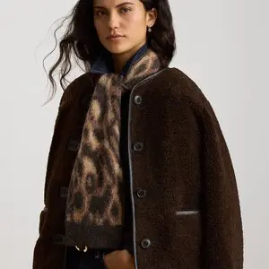 Ralph Lauren Ocelot-motif Scarf