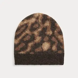Ralph Lauren Ocelot-motif Knit Beanie