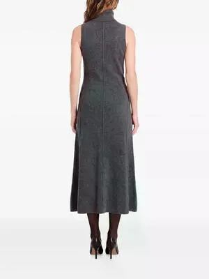 NICHOLAS Belted Sleeveless Midi Dress