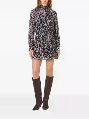 NICHOLAS Leopard-print Mini Dress