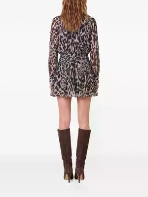 NICHOLAS Leopard-print Mini Dress