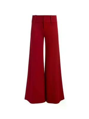 Alice + Olivia Olivia Wide-leg Trousers - Red