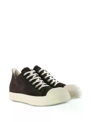 Rick Owens Lace-up Low-top Sneakers - Grey