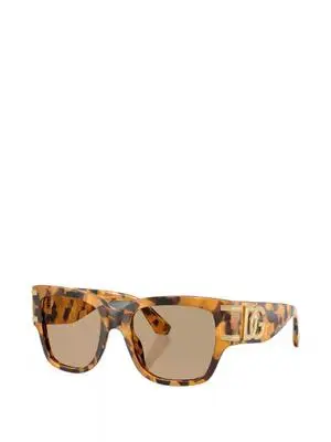 Dolce & Gabbana Dg Logo Square-frame Sunglasses