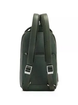 PIQUADRO Logo-plaque Convertible Backpack - Green