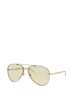 Ray-ban Color Touch Transitions-lenses Pilot-frame Sunglasses