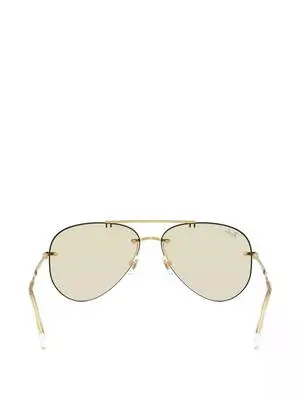 Ray-ban Color Touch Transitions-lenses Pilot-frame Sunglasses