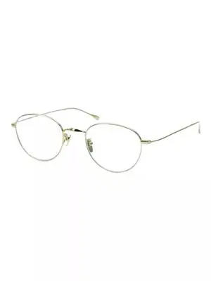 MASUNAGA Gms/396bt Round-frame Glasses