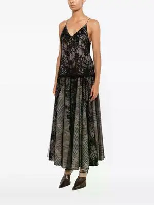 QUETSCHE Lace-overlay Camisole Top