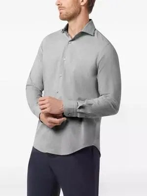 Paul & Shark Cotton Flannel Shirt - Grey