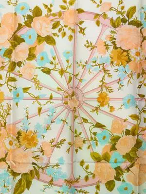 Hermès 20th Century Romantique For Takashimaya Silk Scarf 90 Scarves - Pink