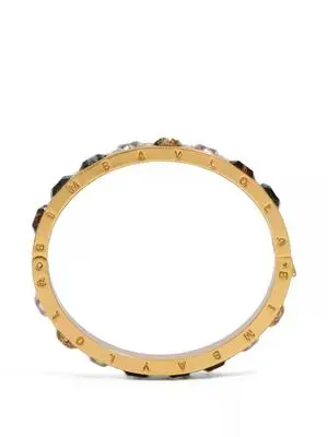 Bimba Y Lola Rigid Multicolor Crystals Heart Bracelet