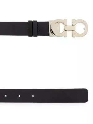 FERRAGAMO Reversible And Adjustable Gancini Belt