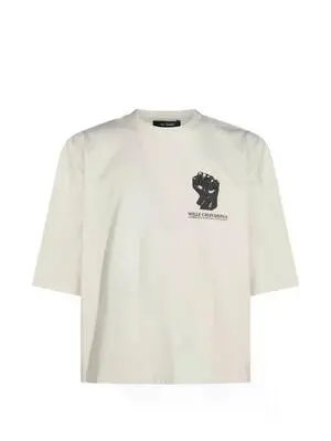 WILLY CHAVARRIA Distressed Graphic-print T-shirt - White