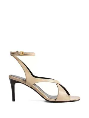 Khaite Liria Ankle-strap Sandals - Neutrals