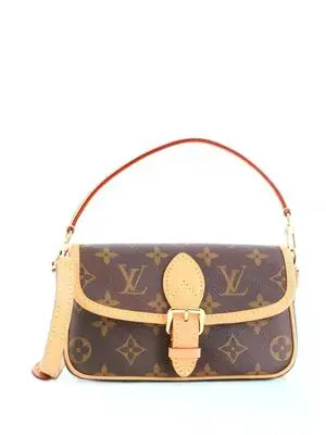 LOUIS VUITTON Diane Nm Handbag Monogram Canvas Nano Shoulder Bag - Brown