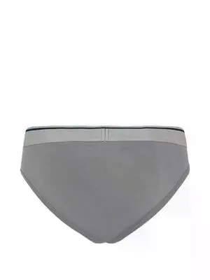 Dsquared2 Basic Logo-waistband Cotton Briefs - Grey