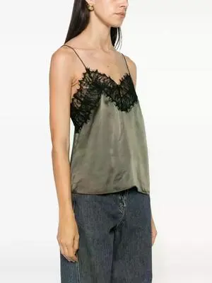 IRO PARIS Lace-trim Top