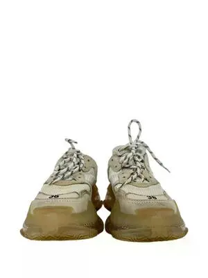 Balenciaga Triple S Clear Sole Sneakers - Neutrals