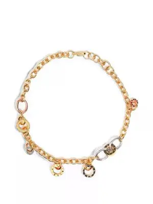 Bimba Y Lola Chain Necklace With Multiple Logos