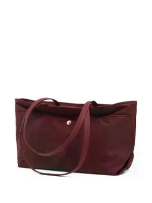 Bimba Y Lola Medium Burgundy Coated Shopper Bag