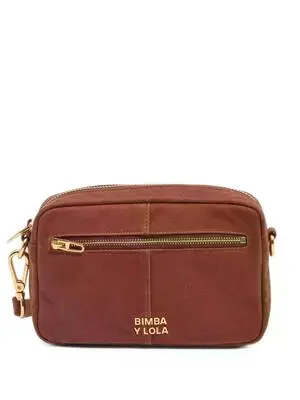 Bimba Y Lola Small Rust Coated Crossbody Bag - Brown