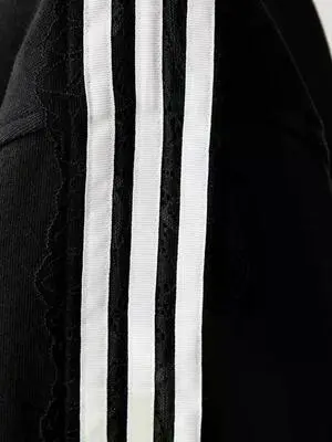 Adidas Lace-trim Side-stripe Sweater