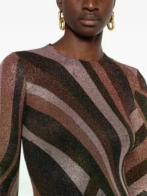 Emilio Pucci Iride-print Asymmetric Midi Dress
