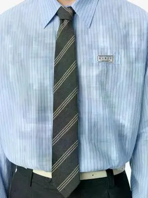 MFPEN Striped Tie - Grey