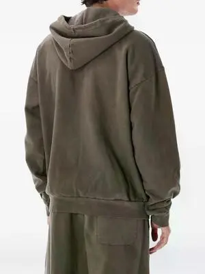 Obey Logo-print Zip-up Hoodie
