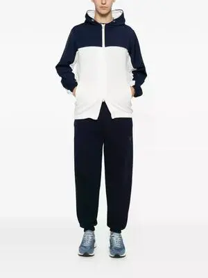 Eleventy Colour-block Zip-up Hoodie