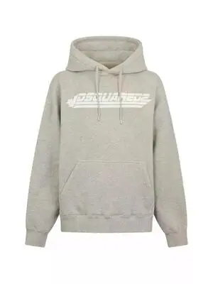 Dsquared2 Logo-print Drawstring Hoodie - Grey