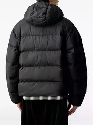 Adidas Regen Quilted Hooded Jacket - Black