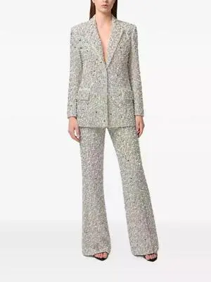 Philipp Plein Pearl-embellished Crystal-embellished Blazer