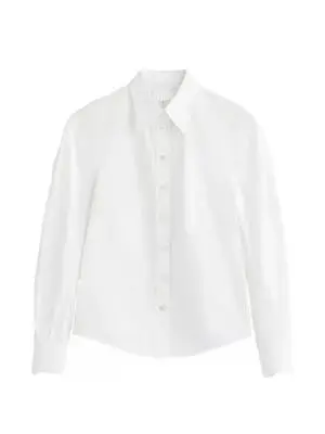 MAISON MARGIELA Round-shoulder Shirt - White