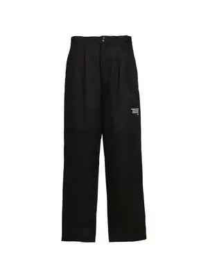 Moncler X Fragment Cotton Gabardine Trousers - Black