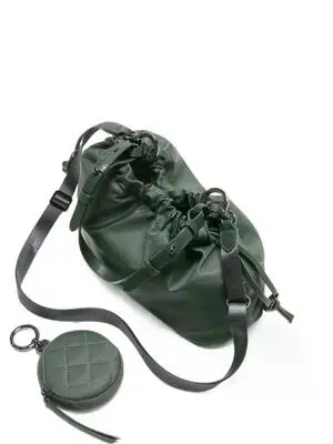 Mz Wallace Small Waverly Drawstring Shoulder Bag - Green