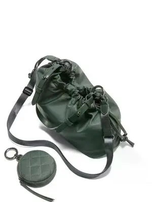 Mz Wallace Small Waverly Drawstring Shoulder Bag - Green