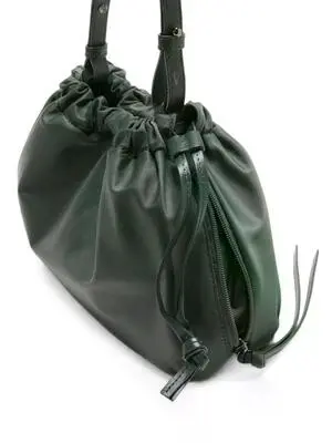 Mz Wallace Small Waverly Drawstring Shoulder Bag - Green